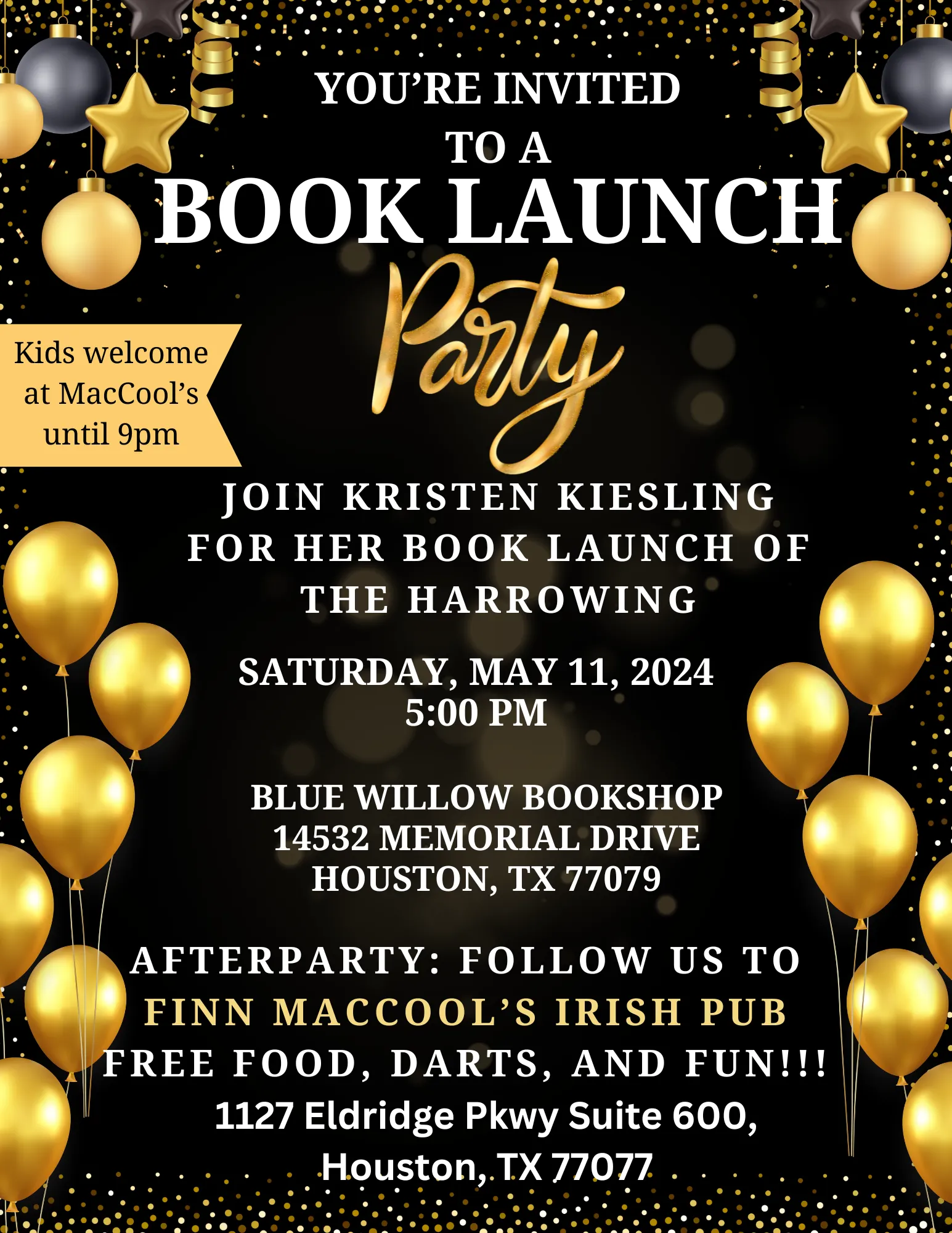 Kristen Kiesling's launching her YA graphic novel THE HARROWING! – SCBWI