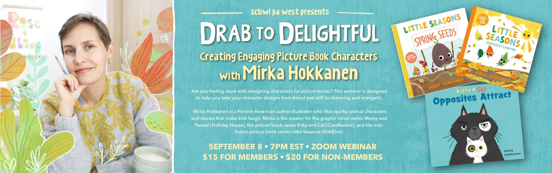 SCBWI PA West Presents: Drab to Delightful: Creating Engaging Picture ...