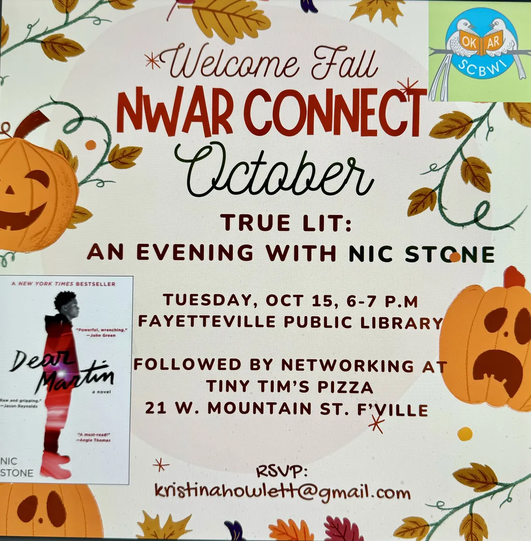 NWAR Connect: Nic Stone – SCBWI