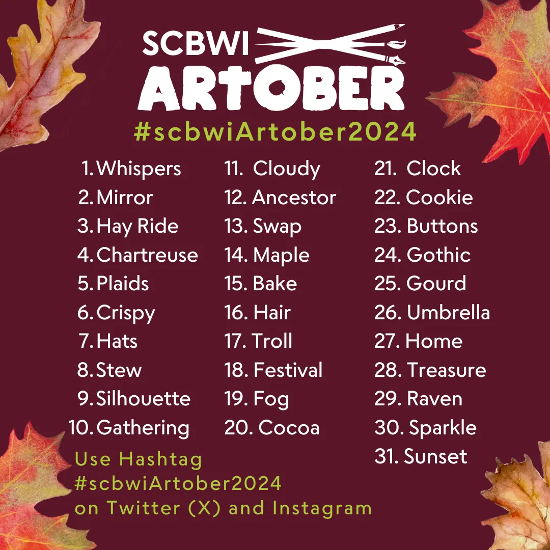 SCBWI ARTOBER 2024 – SCBWI